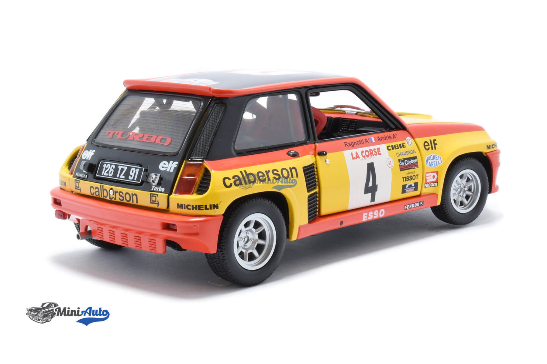 Renault R5 Turbo Night Version N4 - 1980 - Orange/Red - Kolekcionarski ...